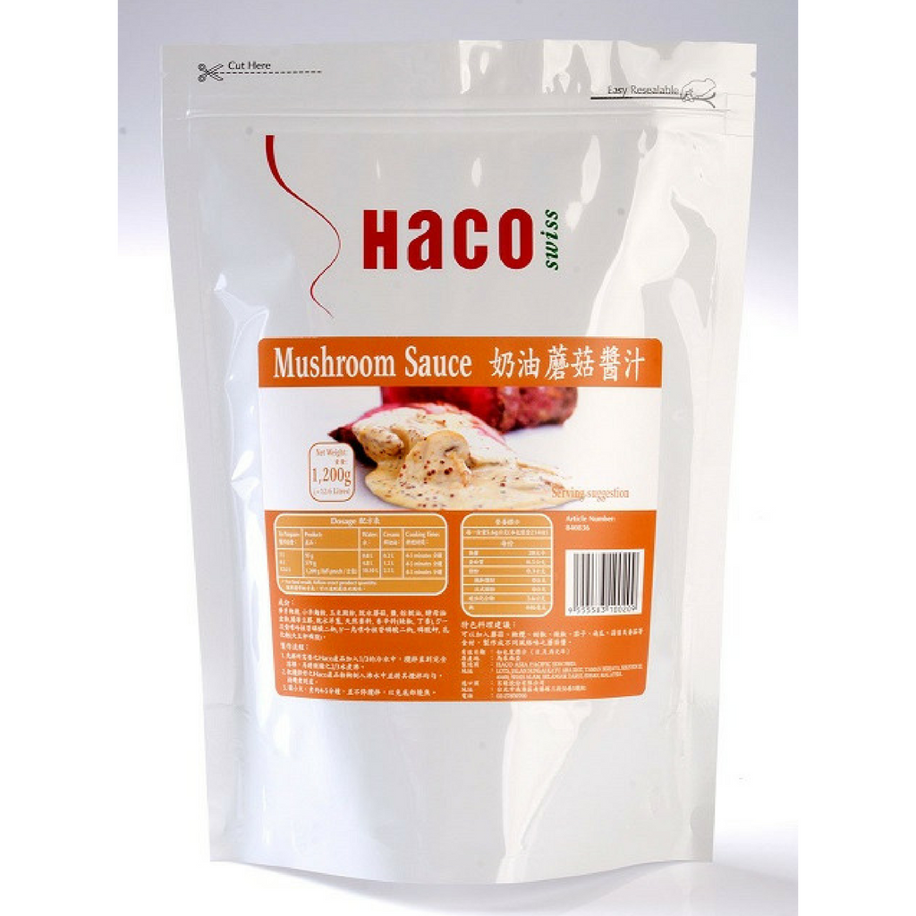 Halal Mushroom Sauce Base from HACO Swiss (Malaysia) | 21GourmetStreet.com