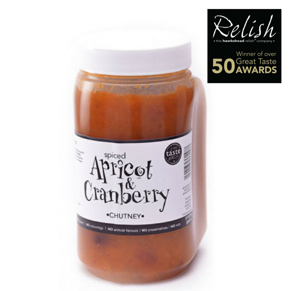Hawkshead Relish Spiced Apricot & Cranberry Chutney | 21GourmetStreet.com