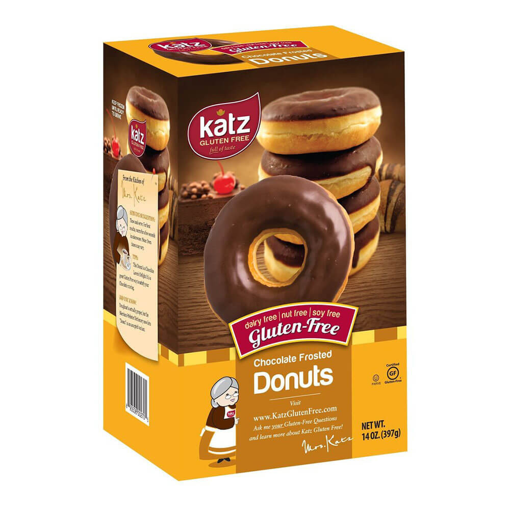 Katz Gluten-Free Chocolate Frosted Donuts (397g) | 21GS