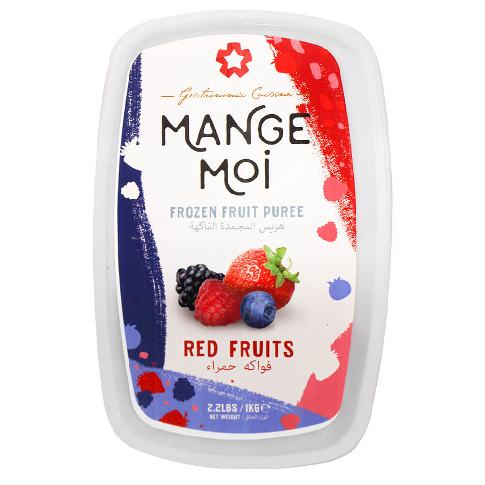 Mange Moi Red Fruits Puree Frozen 1000g | 21GS