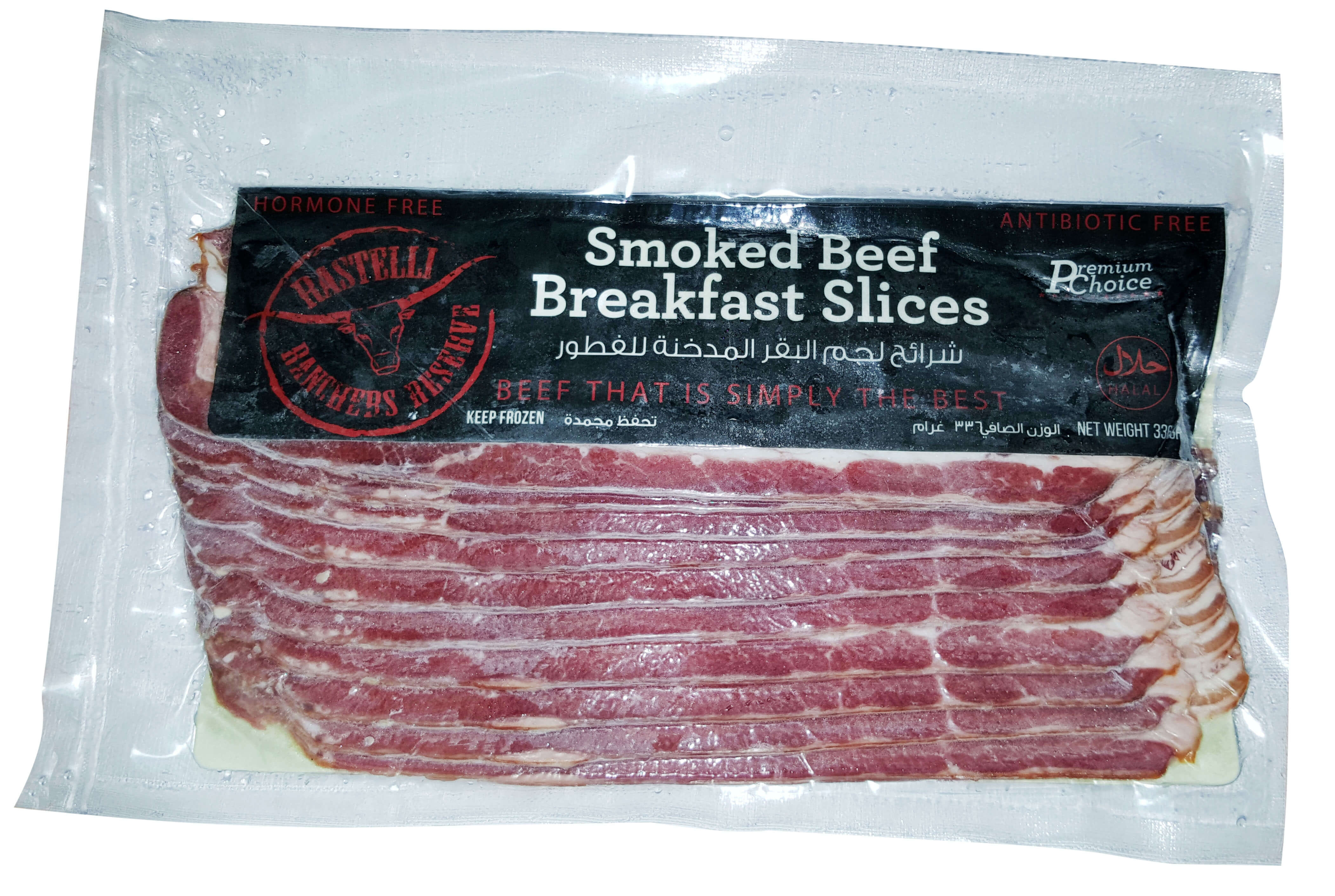 Rastelli's Smoked Beef Breakfast Slices from Poland