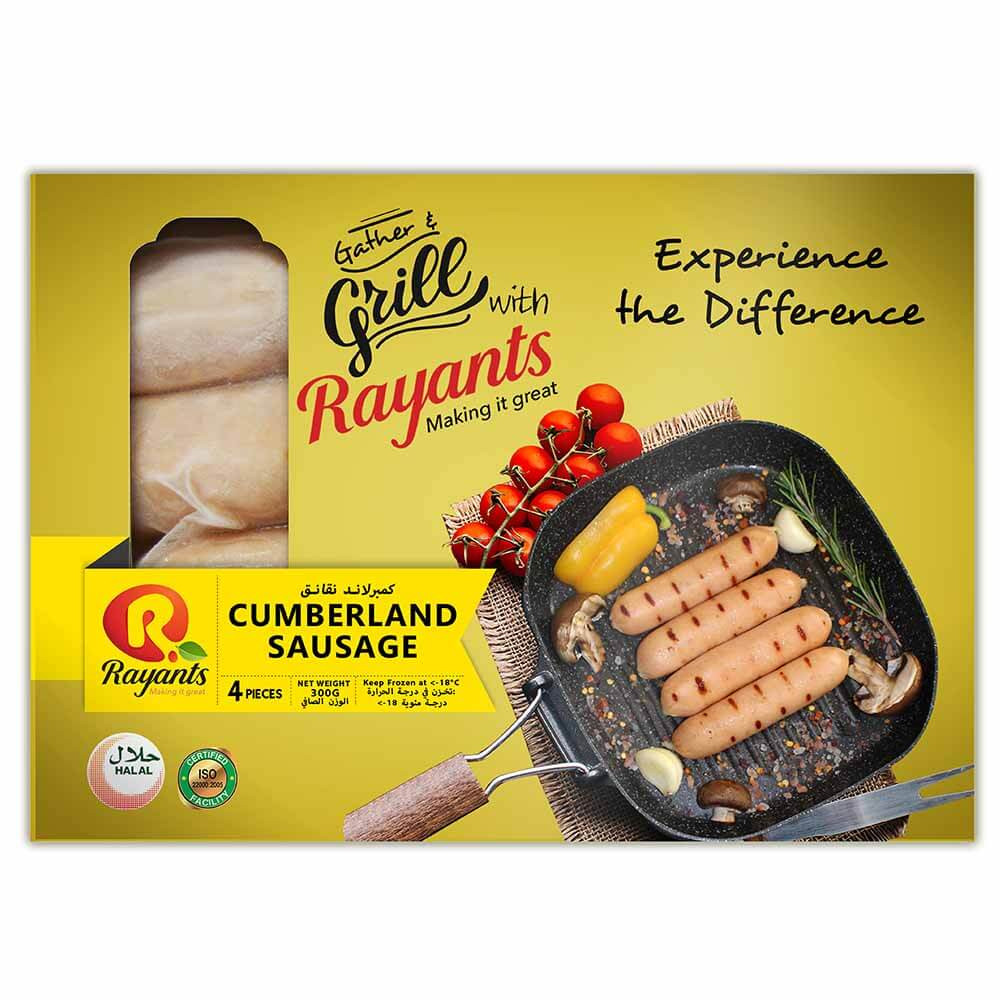 21GS | Rayants Chicken Cumberland Sausage 300G
