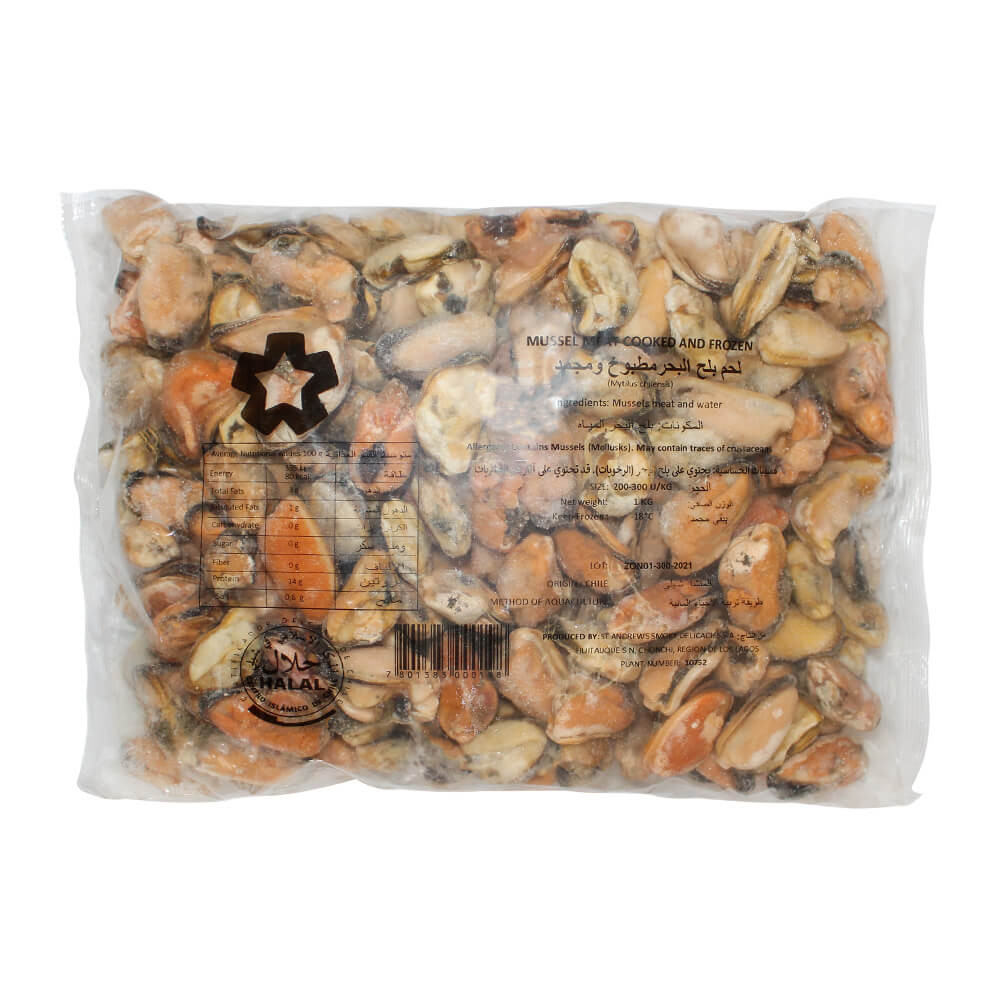 21GS | St. Andrews Mussel Meat Cooked 200-300