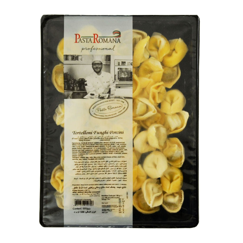 Pasta Romana Tortelloni with Porcini Mushrooms (500g) | 21GS