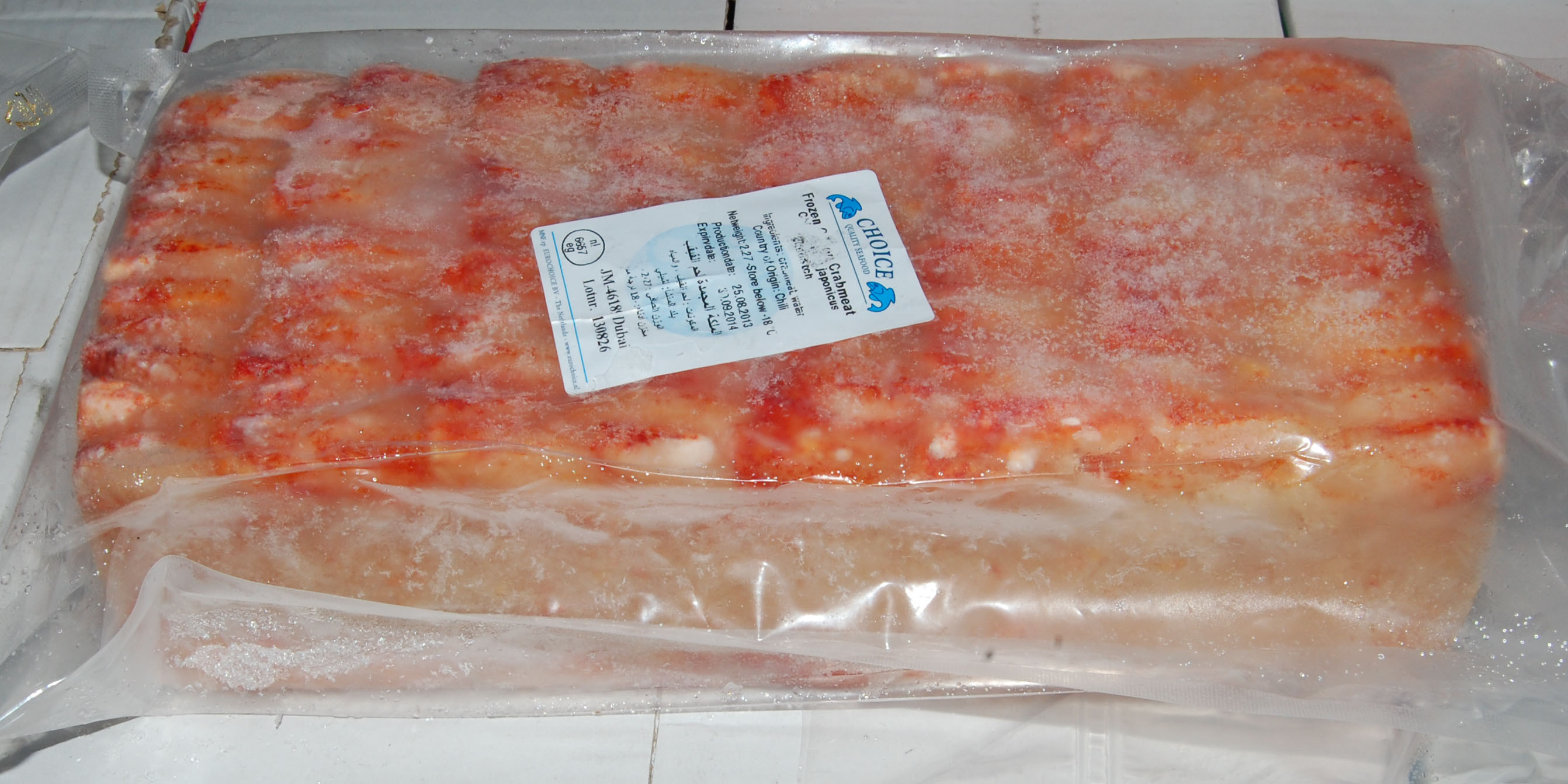 Frozen Crab Meat Combination 40/60 from Chile
