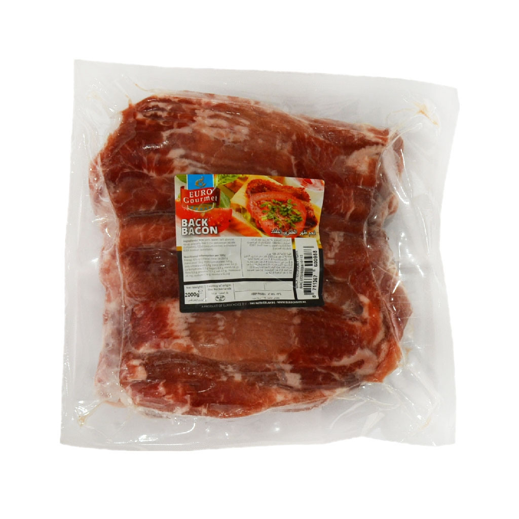 21GS | Euro Gourmet Pork Back Bacon
