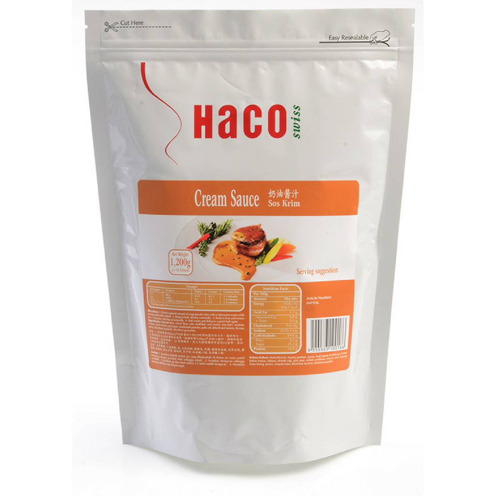 Halal Cream Sauce Base from HACO Swiss (Malaysia) | 21GourmetStreet.com