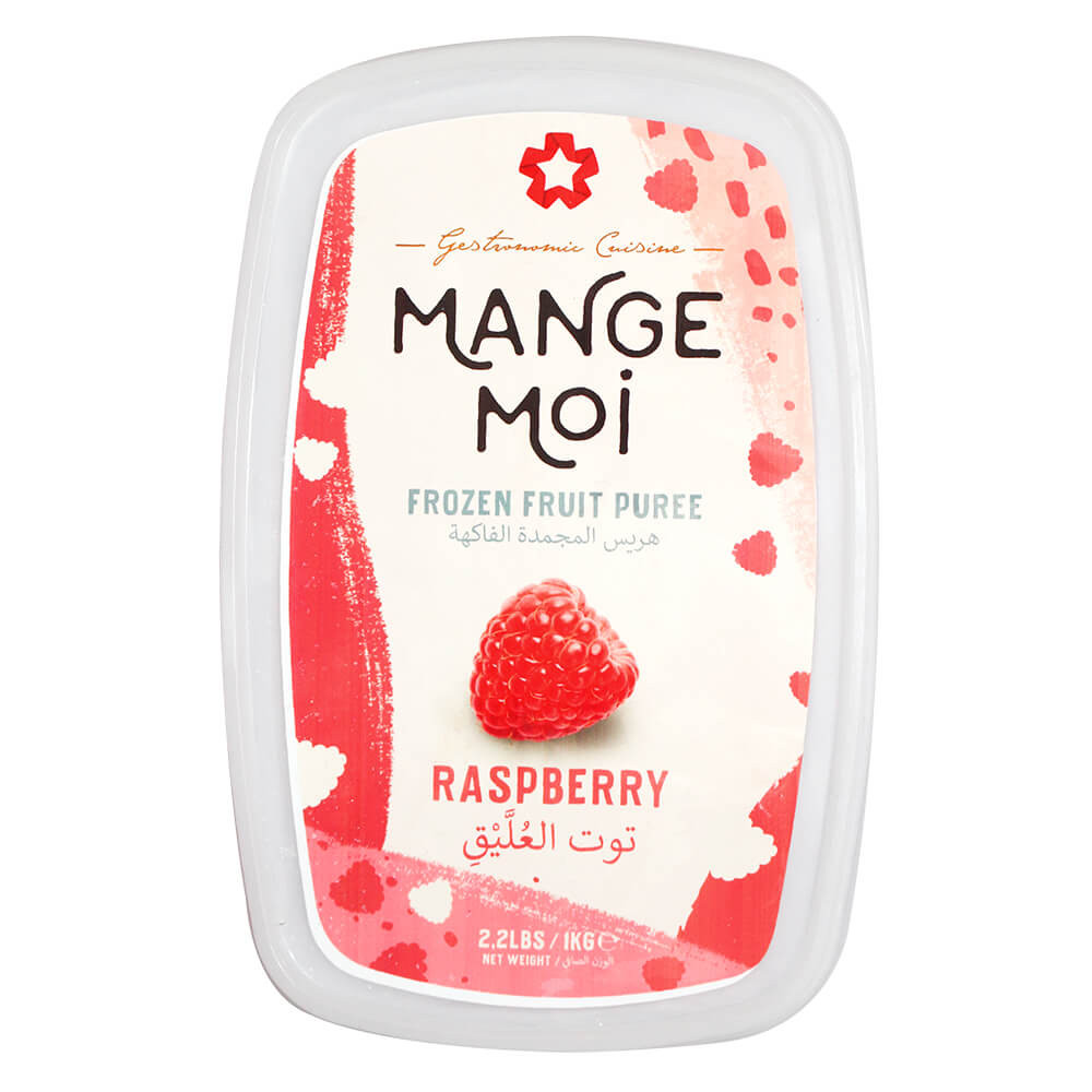 Mange Moi Raspberry Puree Frozen 1000g | 21GS